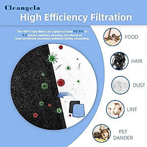 6-Pack 04234G Carbon Replacement Filters Compatible with Hamilton Beach Pet TrueAir Purifier Odor Eliminators - 04383 04384 04530G 04530GM 04531GM 04532GM