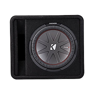 Kicker CompR12 12-inch (30cm) Subwoofer in Vented Enclosure, 2-Ohm, 500W