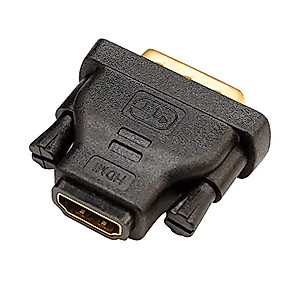 DTech DVI Male to HDMI Female Adapter Bi-Directional DVI-D Port Converter