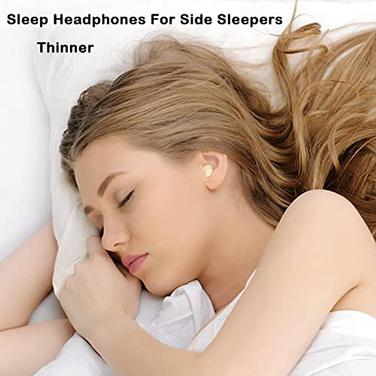 Xmenha Smallest Invisible Earbuds Hidden Discreet for Work Bluetooth Invisible Hidden Headphones Mini Micro Sleep Tiny Low Profile Earbuds for Small Ears