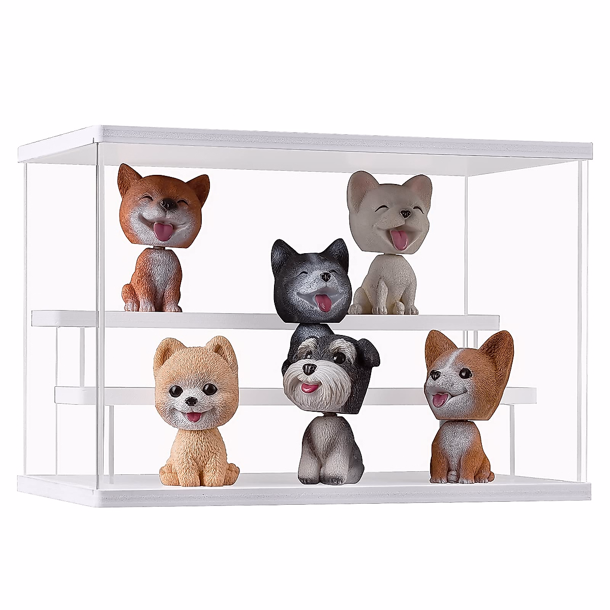 LileZbox Acrylic Display Case, Display Box, Versatile Collectibles Display Showcase for Action Figures Toys,1 Pack