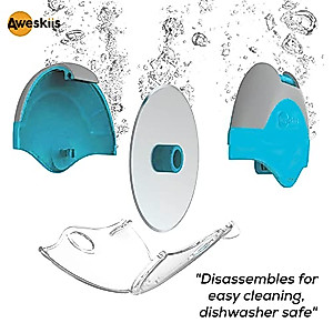 Aweskiis Pizza Cutters I Super Sharp Pizza Slicer I Must Have Kitchenaid Tool I Stainless Steel & Plastic Pizza Cutter Wheel I Pizza wheel cutter with cover I Reusable And Handy & Easy Storage I Blue