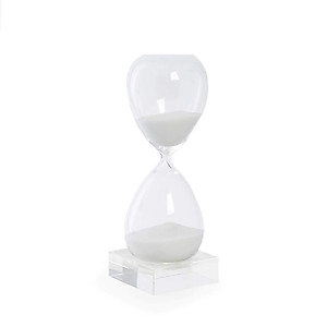 Bey-Berk 60 Minute Sand Timer on Cristal Base with Navy Sand
