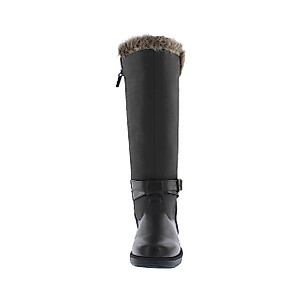 totes Women's Esther Knee High Snow Boot, Available in Medium and Wide Width and Calf, Brown, 7