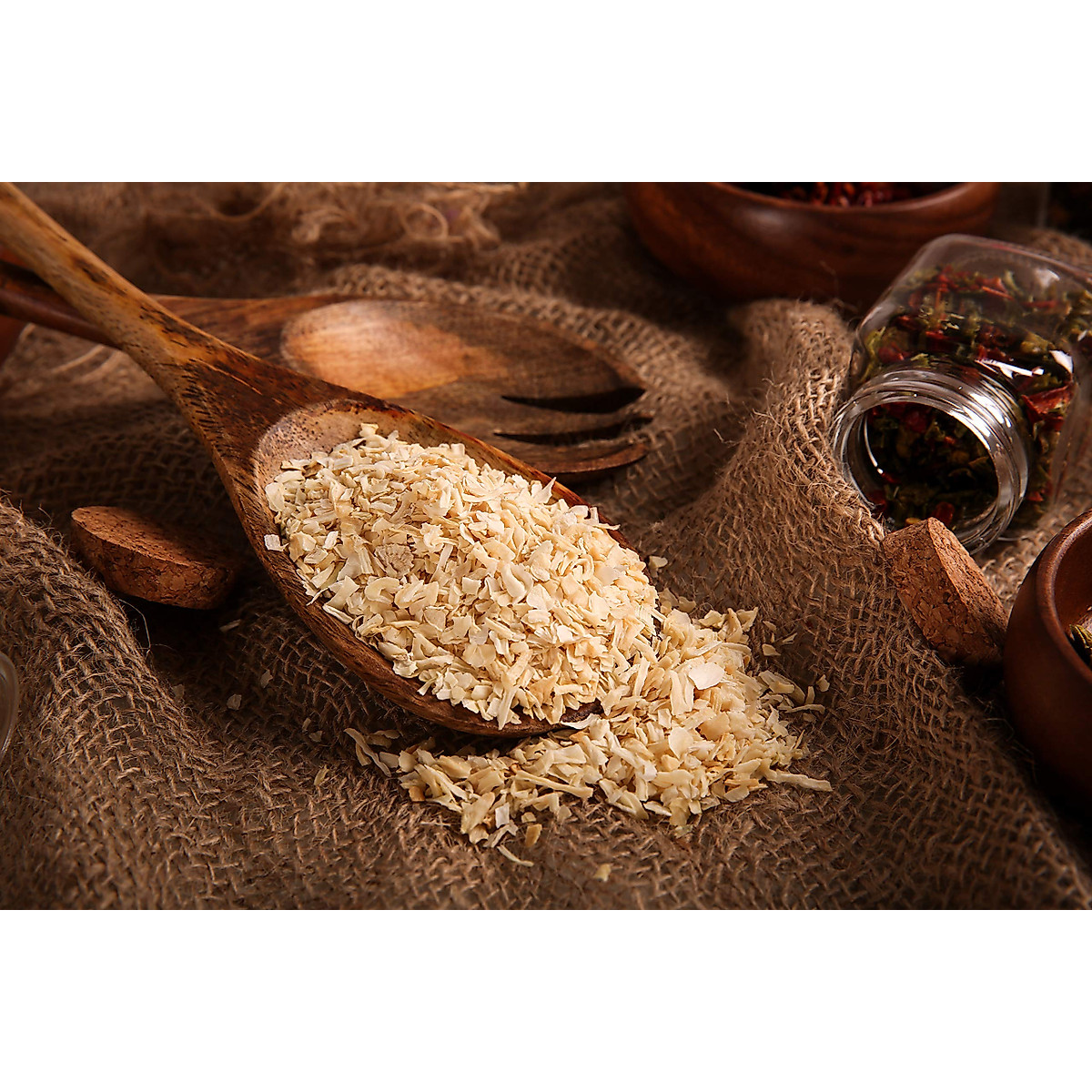 Gourmanity 2 lb Chopped Onions Resealable Bag, Minced Onion Flakes, Dehydrated Onions bulk minced, Chopped Onions Fresh Substitute, Yellow Onion, Dried Onions, Chopped Onion, Minced Onions Dried