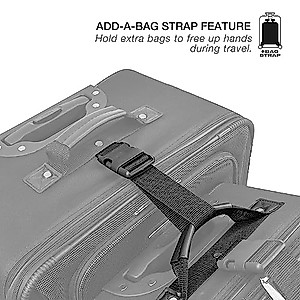 Travel Select Amsterdam Expandable Rolling Upright Luggage, Burgundy, Checked-Large 29-Inch