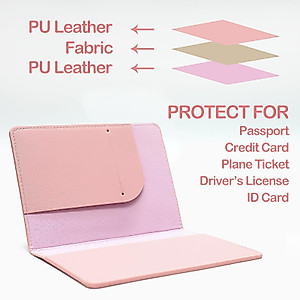 Passport Holder,Passport and Vaccine Card Holder Combo,Passport Holder With Vaccine Card Slot,Travel Essentials,Passport Cover,Passport Case,Passport Wallet,Travel Document Organizer,Travel Gifts