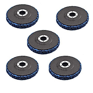 WFLNHB 5Pcs - 4-1/2" x 7/8" Strip&Clean Discs Replacement for Angle Grinders-Removes Rust Strips Paint Cleans Welds