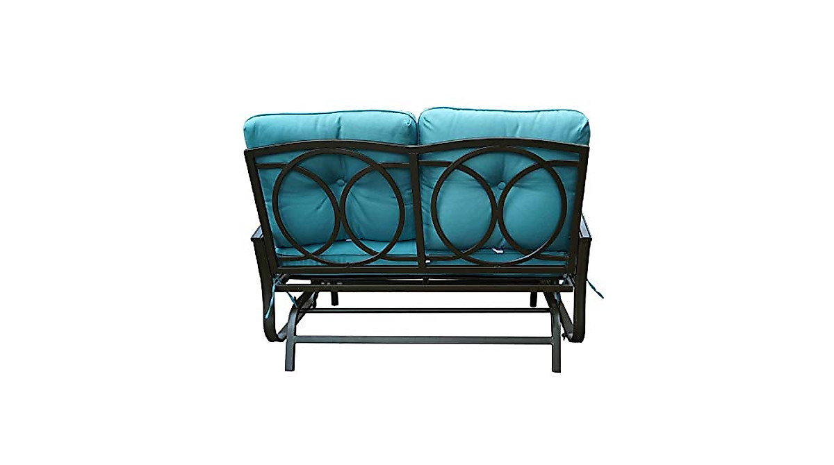 Kozyard Cozy Two Rocking Love Seats Glider Swing Bench/Rocker for Patio ...