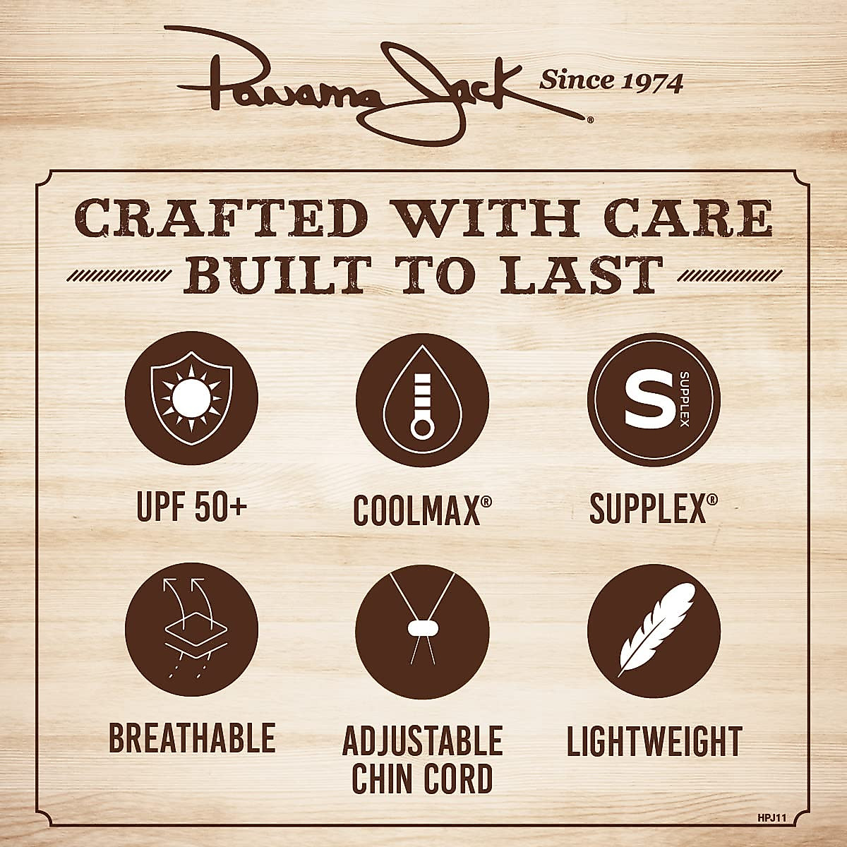 Panama Jack Mesh Crown Safari Sun Hat, 3" Brim, Adjustable Chin Cord, UPF (SPF) 50+ Sun Protection (Khaki, X-Large)