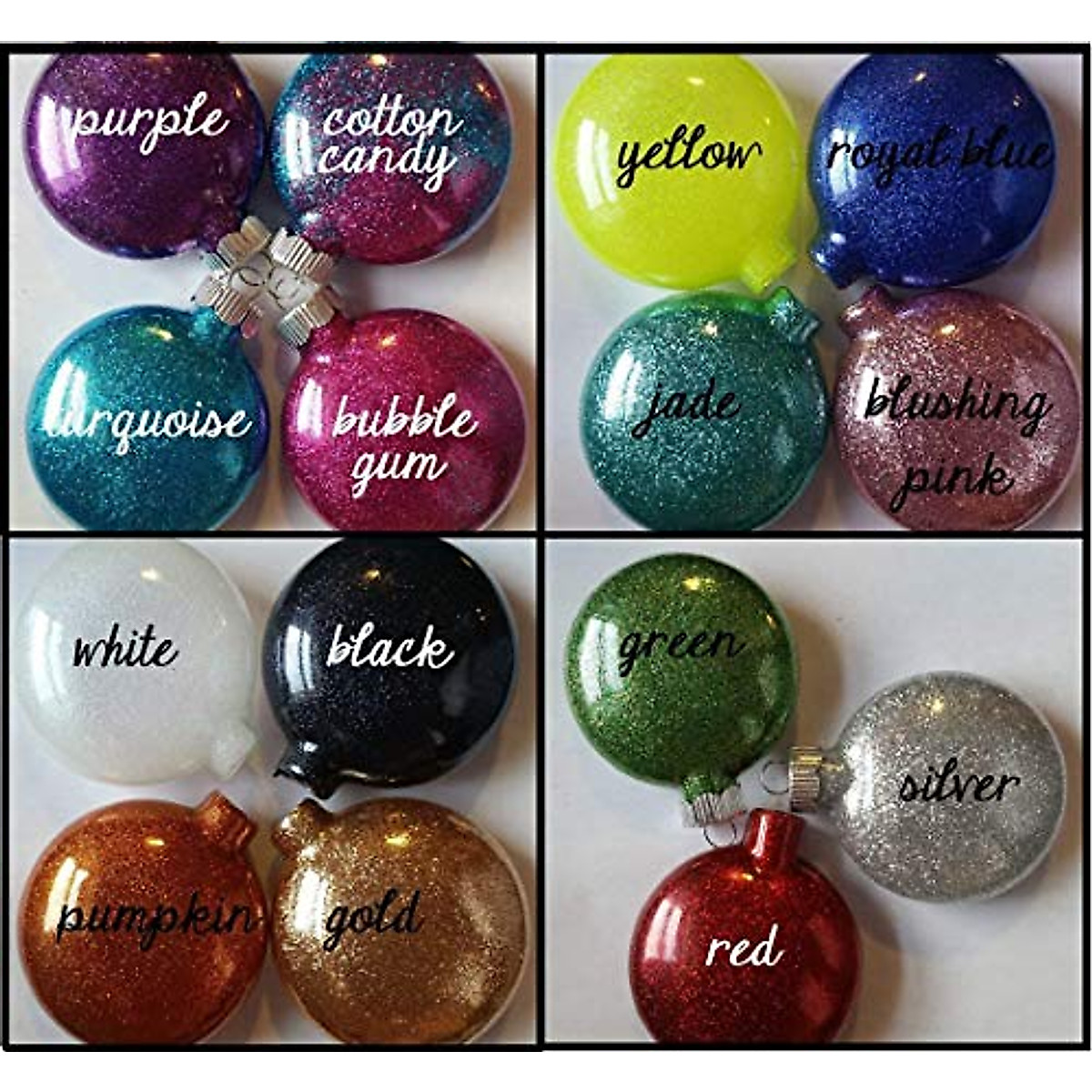 Personalized ASL Christmas Ornament - I love you sign American Sign Language for Deaf or Interpreter - Great gift for her or white elephant gift exchange