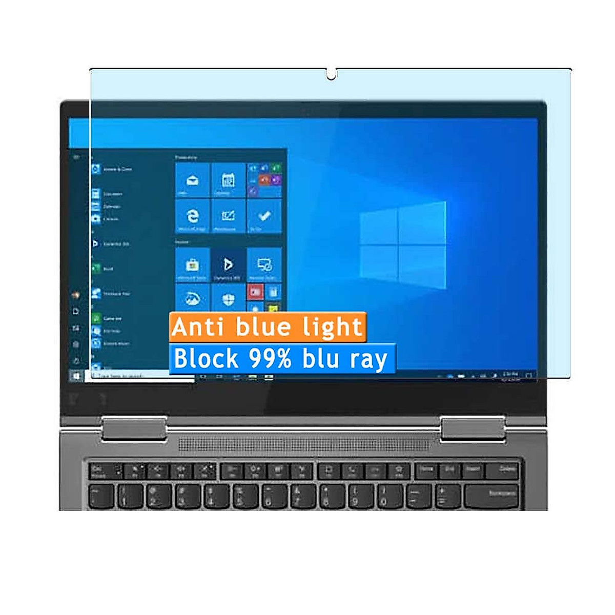 Vaxson 2-Pack Anti Blue Light Screen Protector, compatible with Lenovo ThinkPad X1 Yoga Gen 6 14" TPU Film Protectors Sticker [ Not Tempered Glass ]