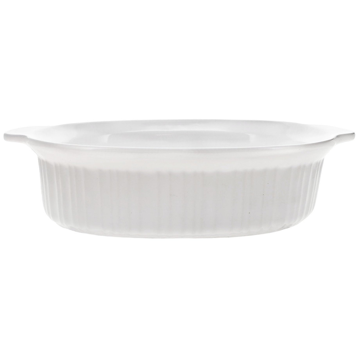 Corningware FS14 4 qt / 3.8 L French White Oval Casserole Roaster Dish