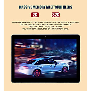 TJD 10 inch Tablet, Octa-Core Processor, Android 10, 2GB RAM 32GB ROM,1028x800 IPS Display, 2MP+5MP Cameras, Bluetooth 4.0, GPS, Tablet MT-1010OF