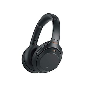 SONY WH1000XM3 Bluetooth Wireless Noise Canceling Headphones, Black WH-1000XM3/B (Renewed)