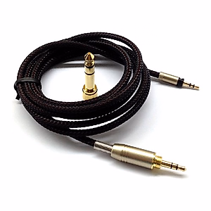 NewFantasia Replacement Audio Upgrade Cable Compatible with Sennheiser Momentum, Momentum 2.0, HD1 Over-Ear On-Ear Headphones 1.2meters/4feet