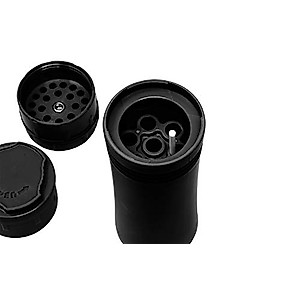 Grindarolla Cone Loading Grinder | Matte Black | Pack Your Pre-Rolled Cones and Grind Your Contents for a Quick, Convenient, Durable, Simple Experience