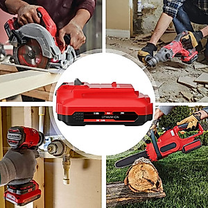 2Pack 3500mAh Lithium Replacement Battery for Craftsman V20 Battery Compatible with Craftsman 20V Battery CMCB201 CMCB202 CMCB202-2 CMCB204 CMCB204-2 CMCB205 CMCB206 20 Volt Cordless Power Tools