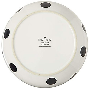 Kate Spade New York Deco Dot Pasta Bowl, 1.45 LB, White