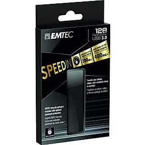 128GB Flash Drive USB 3.0 with Transfer Speeds Up to 400MB/s - ECMMD128GS600