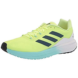 adidas Women's SL20 Running Shoe, Yellow/Crew Navy/Aqua, 12