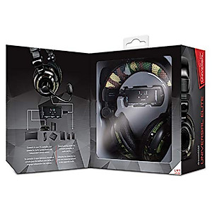 dreamGEAR Universal Elite Amplified, Wired Stereo Gaming Headset for PS4, Xbox One, PS3, Xbox 360, Wii, WiiU, and Even PC,DGUN-2574