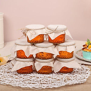 Mini Mason Jars, 8 Pack 4oz Glass Mason Jar with Regular Lids, Small Canning Jar, Ideal for Jelly, Jam, Honey, Dessert, Spice, Wedding Favor, Candles