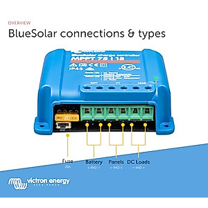 Victron Energy BlueSolar MPPT 75V 15 amp 12/24-Volt Solar Charge Controller