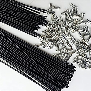 100/batch Bicycle Spokes 14G 2.0mm * 80-275mm Mountain Bicycle Spokes Road Bicycle Folding Bicycle (Color : 161mm)