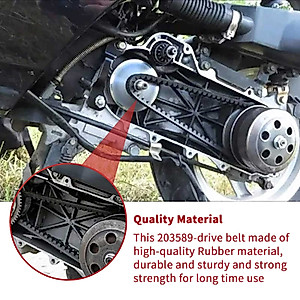 5PCs 30 Series Go Kart Drive Belts Go Kart Torque Converter Drive Belt Replacement for Manco 5959 / Comet 203589