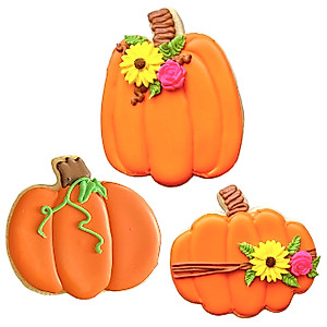 Thanksgiving Pumpkin Patch Cookie Cutters 3-Pc. Set Made in USA by Ann Clark