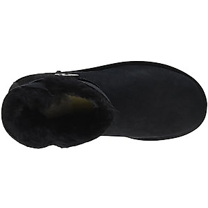 UGG Women's Mini Bailey Button Ii Boot, Black, 09