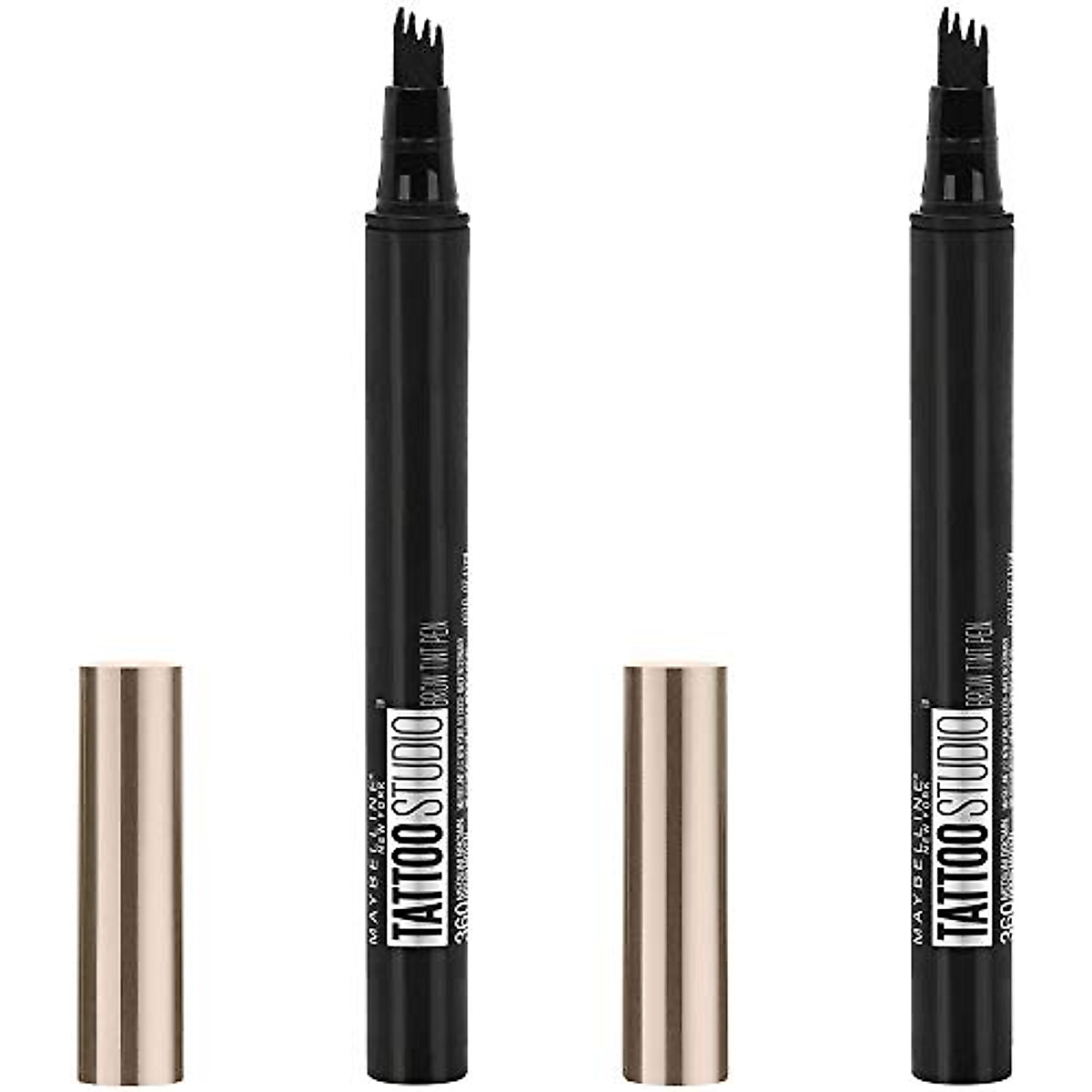 Maybelline New York TattooStudio Brow Tint Pen Makeup, 2 Count