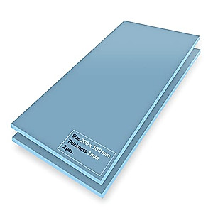 ARCTIC TP-3: Premium Performance Thermal Pad, 200 x 100 x 1.0 mm (Stackable to 2.0 mm Without Performance Loss), 2 Pieces - High Performance, Particularly Soft, Ideal Gap Filler, Bridging Gaps