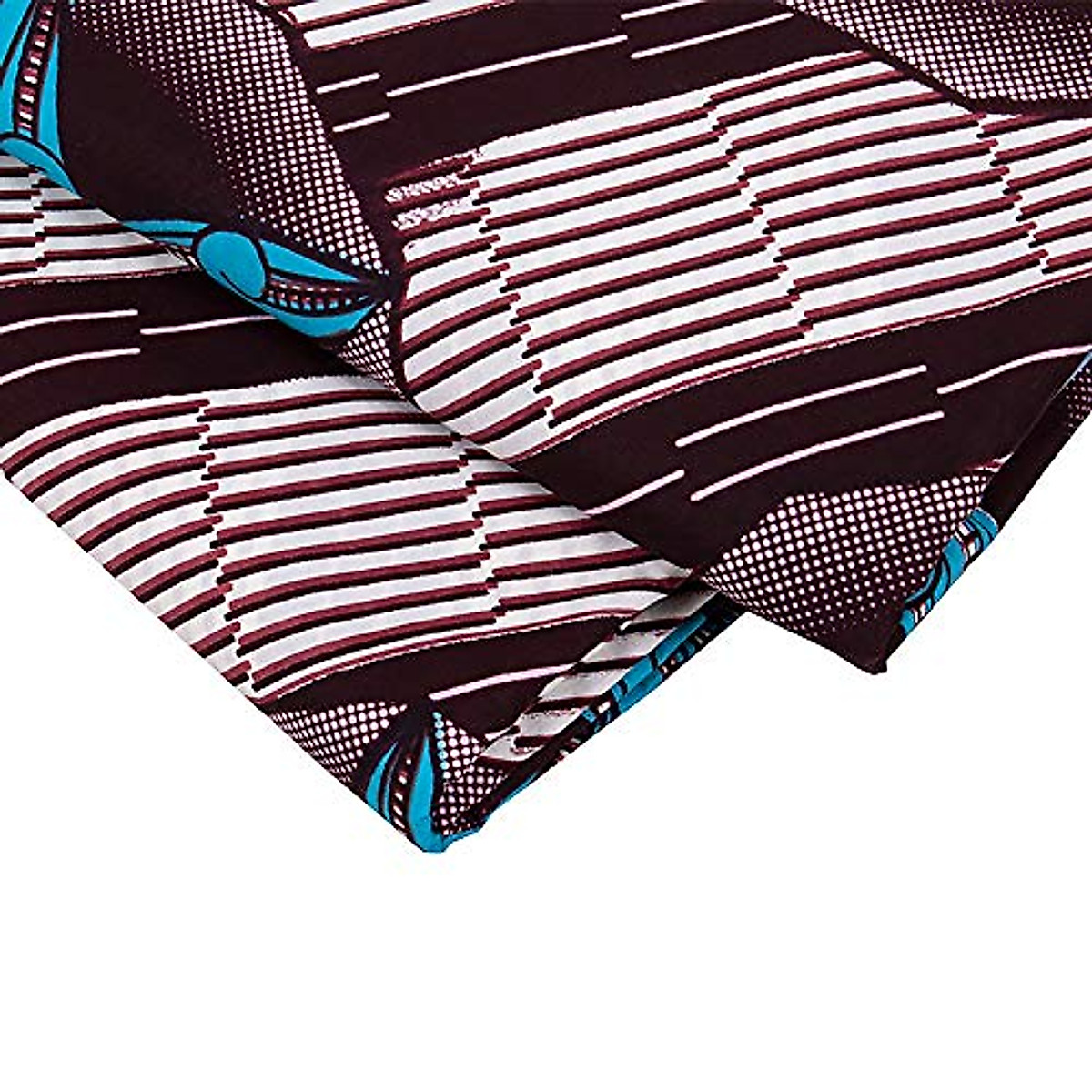 African Fabric 6 Yards BintaRealwax 100% Cotton Ankara Fabric for Party Dress 40FS1394