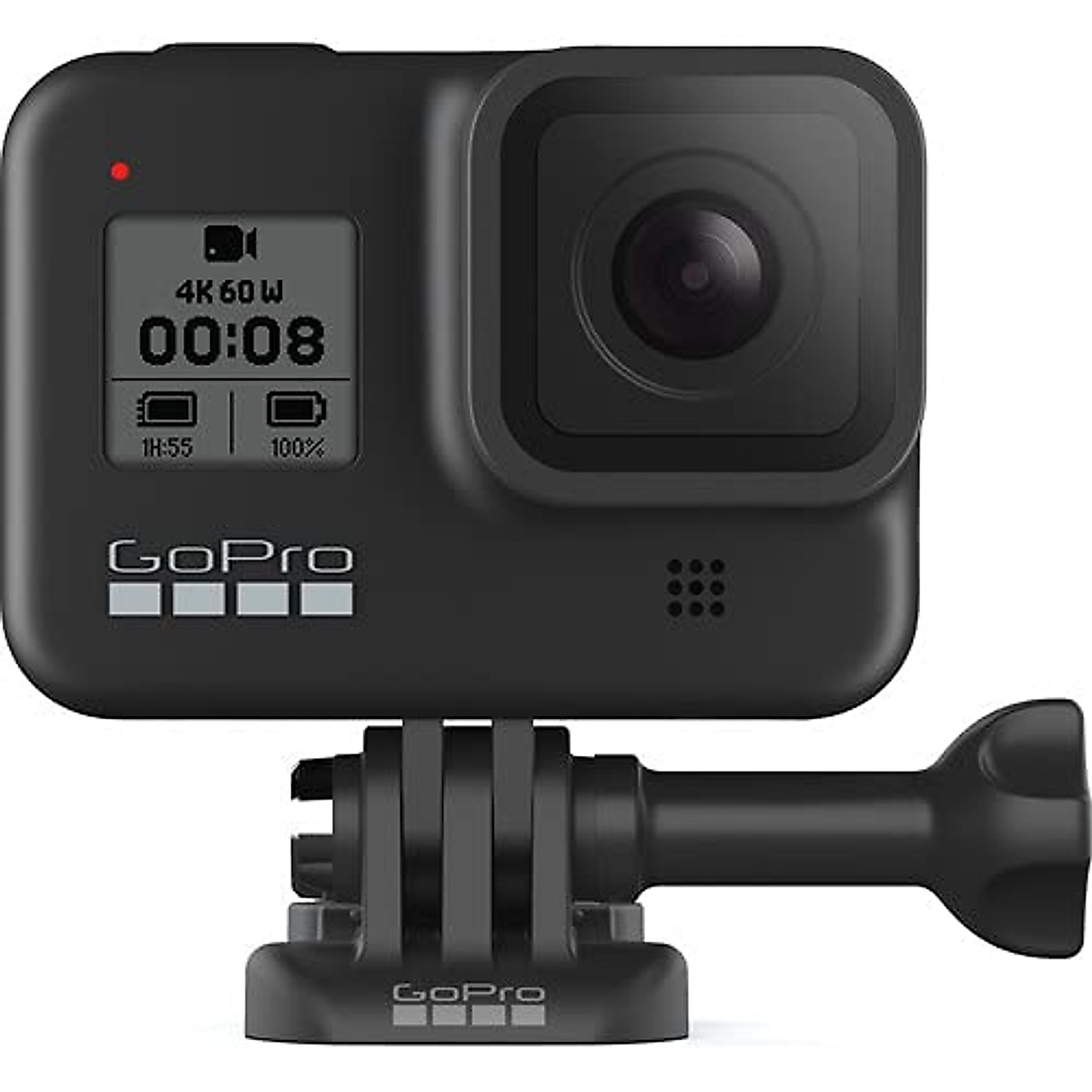 GoPro HERO8 Black Digital Action Camera - Waterproof, Touch Screen, 4K UHD Video, 12MP Photos, Live Streaming, Stabilization - with Mega Accessory Kit - All You Need Bundle