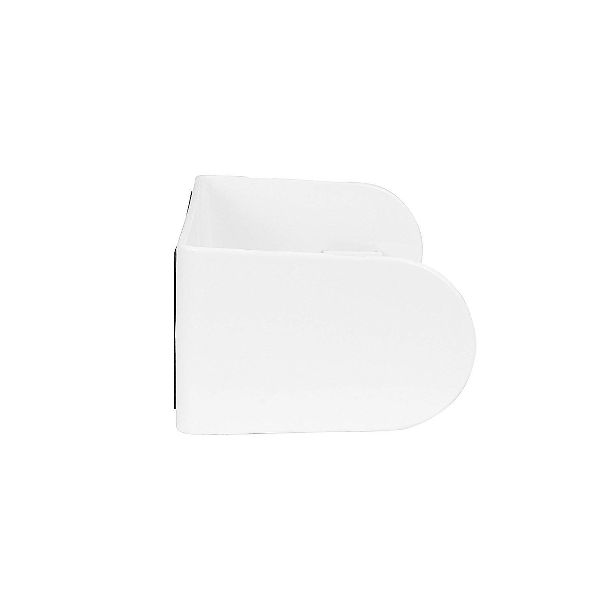 Spectrum Diversified Holder Magnetic Mounted Paper Towel Dispenser for Kitchen & Garage, Holds Both Standard & Jumbo Rolls, 1 Count (Pack of 1), White