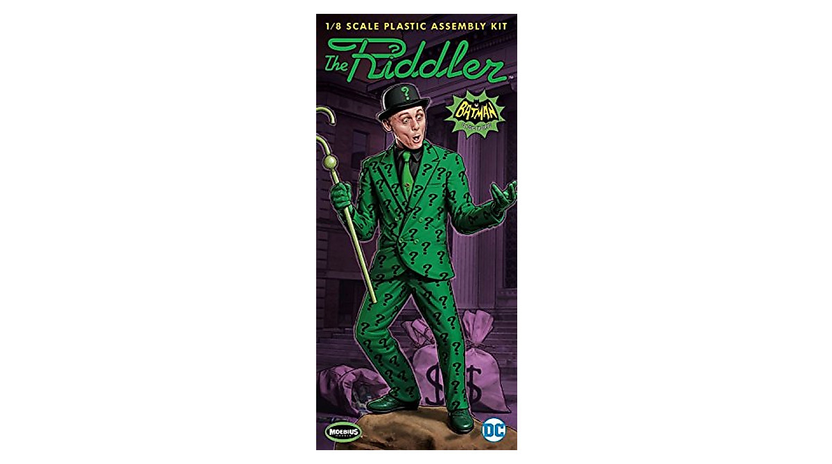 Build the Batman 1966 TV Riddler Model Kit by Moebius
