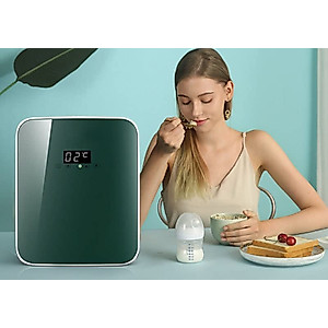 REKIRO Bedroom Mini Fridge - Car, Desk & College Dorms - 12v Portable Cooler & Heater for Food, Beverage, Skincare, Beauty & Makeup