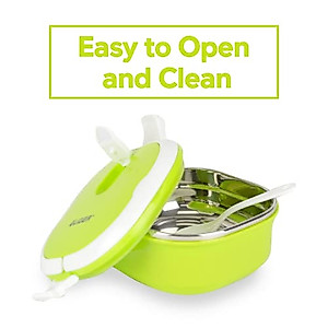 Stainless Steel Insulated Square Lunch Box for Children, Kids & Adult, Portable Picnic Storage Boxes, School Student Food Container