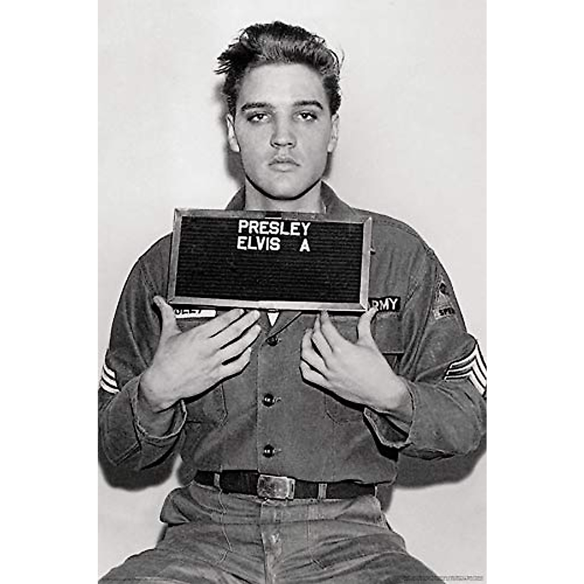 Elvis Presley-Enlistment Photo Poster Rolled 24 x 36 PSA009993 for Living Room