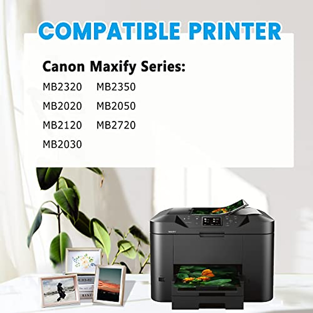BINKSYLER Maxify 1200XL Ink Cartridges Replacement for Canon PGI-1200XL PGI-1200 XL PGI 1200 XL Ink Work for Canon Maxify MB2720 MB2050 MB2350 MB2320 MB2020 MB2120 Printer (3BK,3C,3M,3Y) 12 Pack