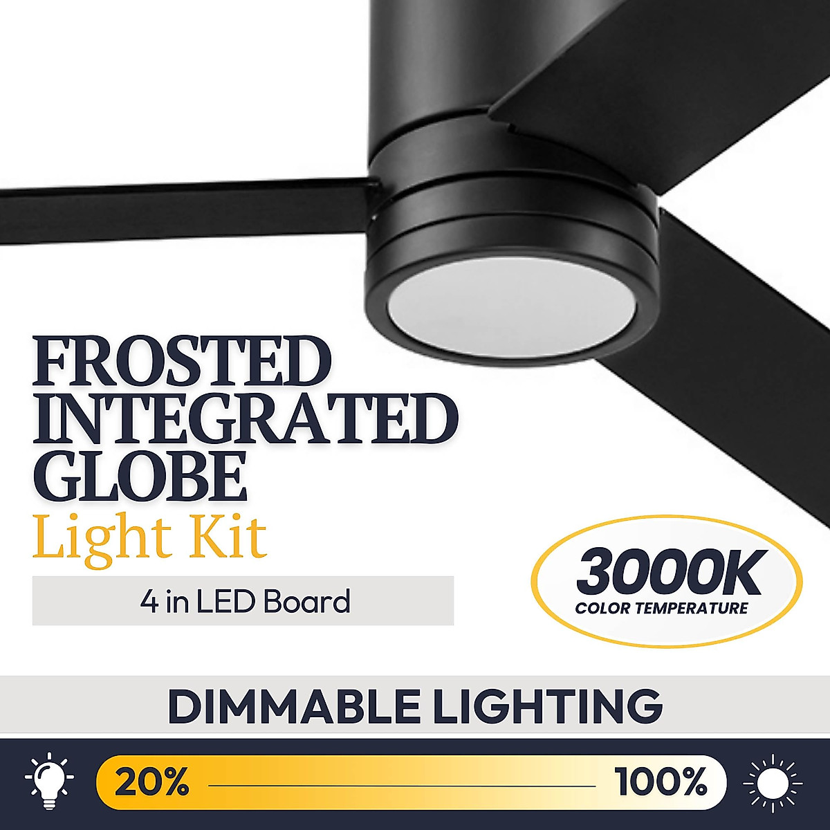 Prominence Home 51464-01 Espy Ceiling Fan, 52, Matte Black