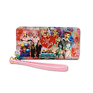 Midsouth Products I Love Lucy Vinyl Wallet With Collage, Multicoloured, Medium
