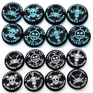 4 in 1 Analog Stick Joystick Rubber Silicone Cap Thumbstick Thumb Grip Cover Case Skin Joystick Grips for PS4 PS3 Xbox One Xbox 360 Controller (2# Blue)