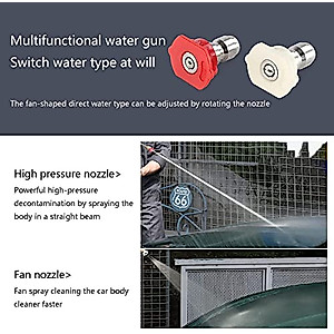 21V Cordless Soft Wash System with Accessories Portable Electric Power Cleaner for Cars Gardens Terraces Windows Cleaning Works