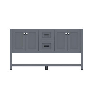 Alya Bath Wilmington Bathroom Vanity Cabinet, Gray