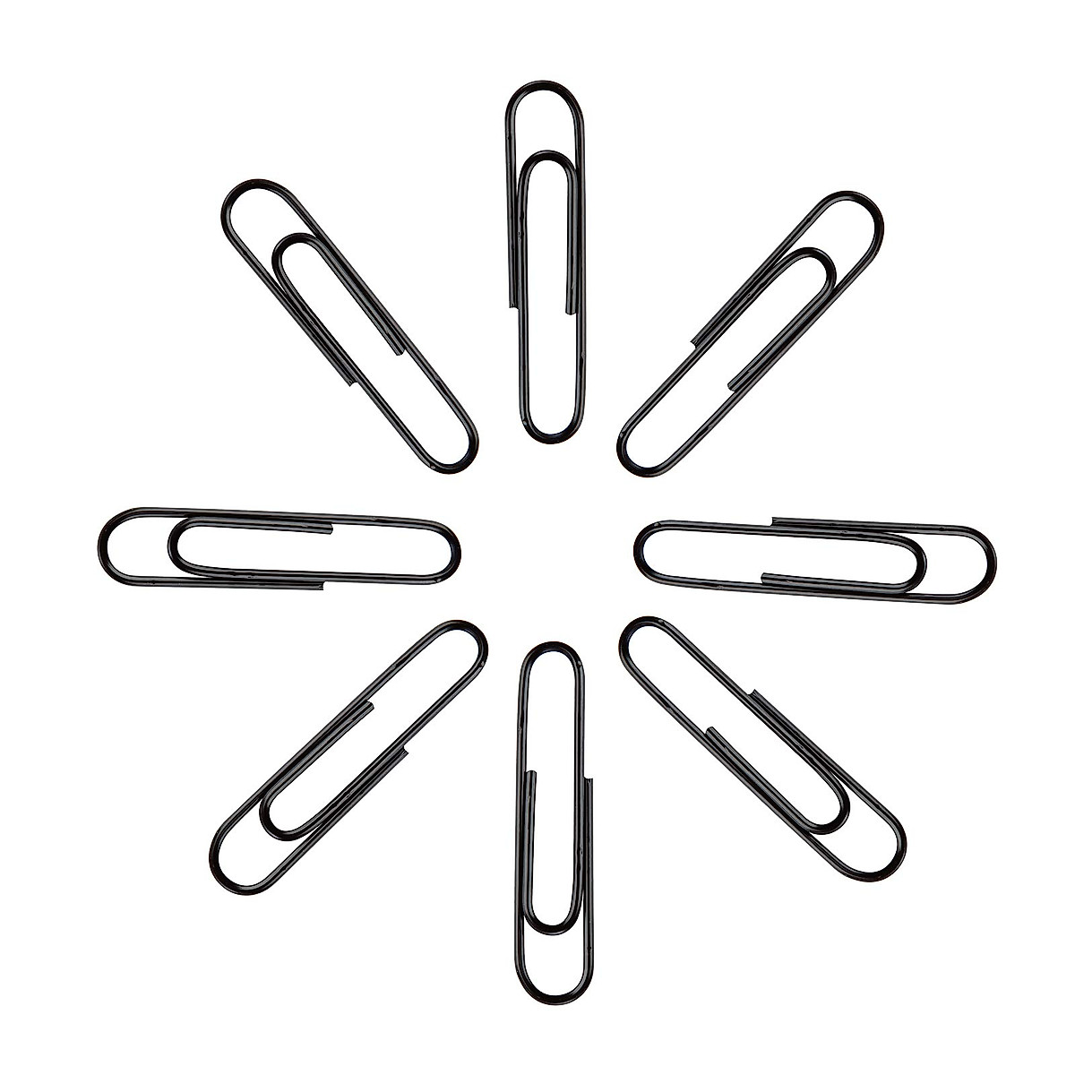 Jumbo Paper Clips, 2 Inch Paper Clip, 100 pcs Large Paperclips (Jumbo, Black)