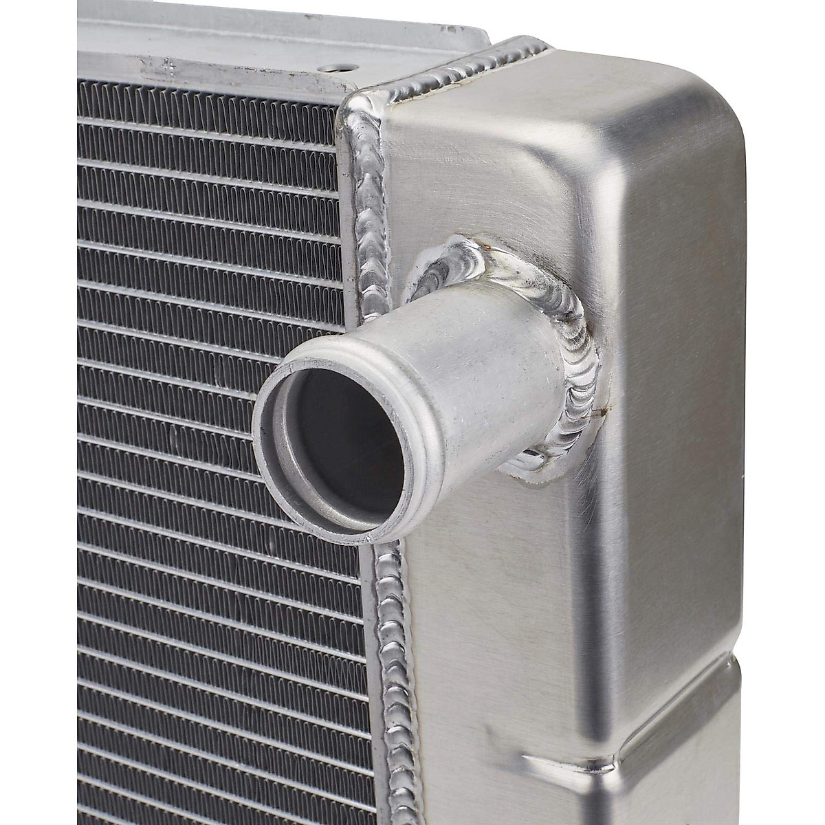 Speedway Motors 28-Inch Double Pass Aluminum Racing Radiator, S/B Chevy, Furnace-Brazed for Durability, Superior Performance, Double Pass Design with 2.25" Core, Efficient 1" Aluminum Tubes