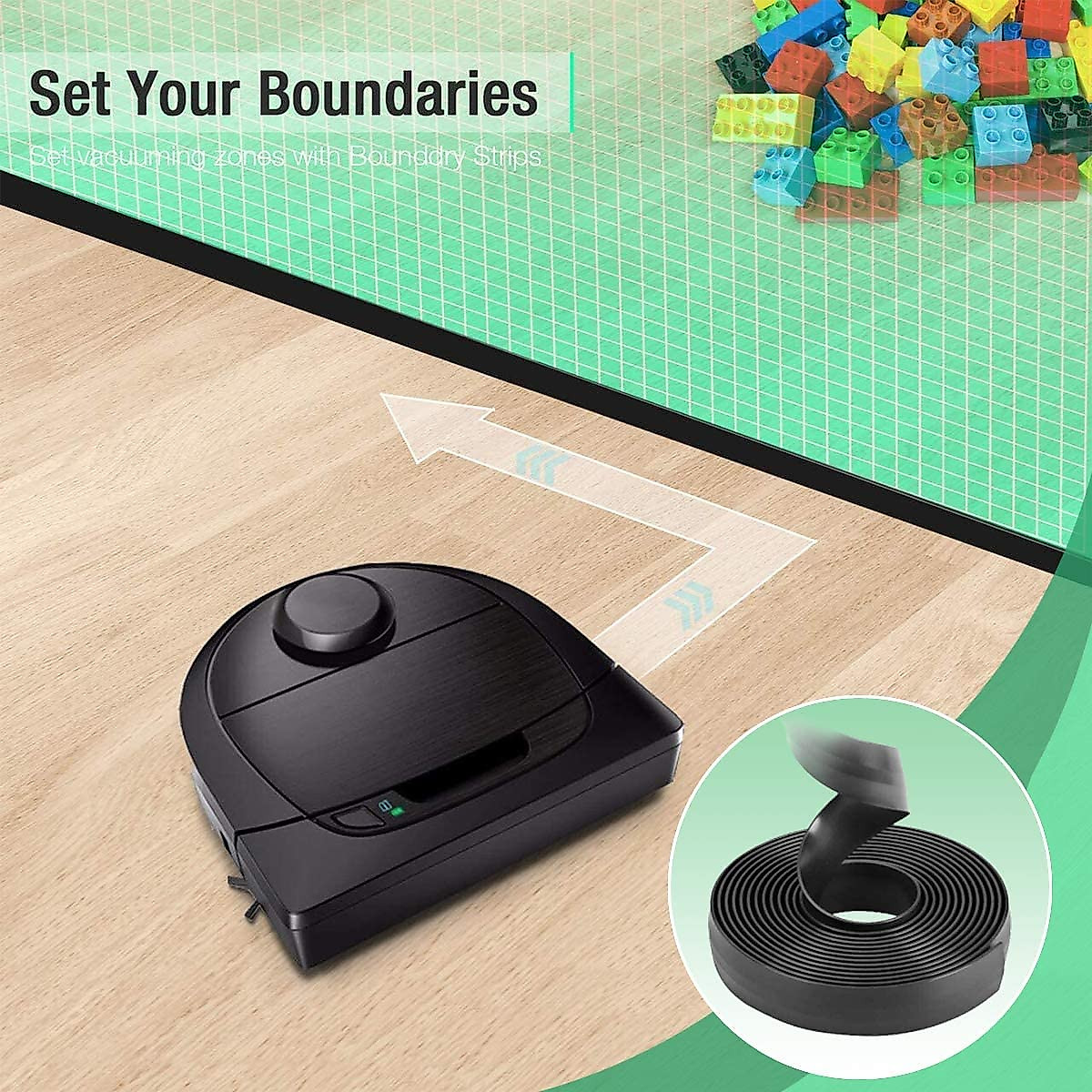 Neza Boundary Marker, 13 Feet Magnetic Boundary Markers Strip Woks for Neato Shark Roborock Robotic Vacuum Cleaner Boundary Tape Boundary Marker Strip